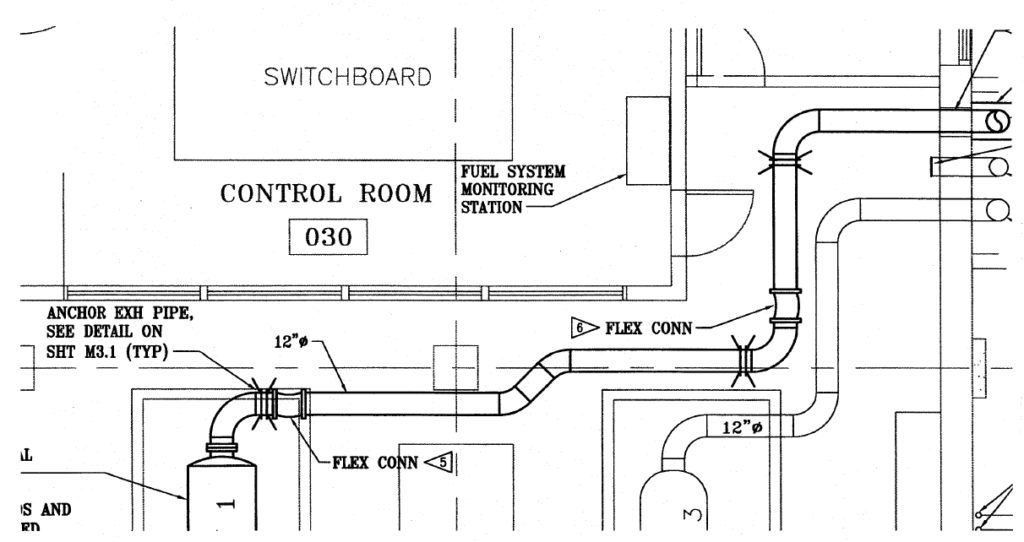 Expansion Joints for Vibration Isolated Exhaust Piping – Mason Industries