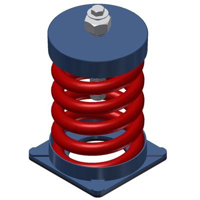 SLF – 1″ DEFLECTION SINGLE SPRING | Mason Industries